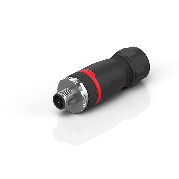 ZS2020-3711 | M12, power, field assembly, plug, straight, male, 4-pin ...